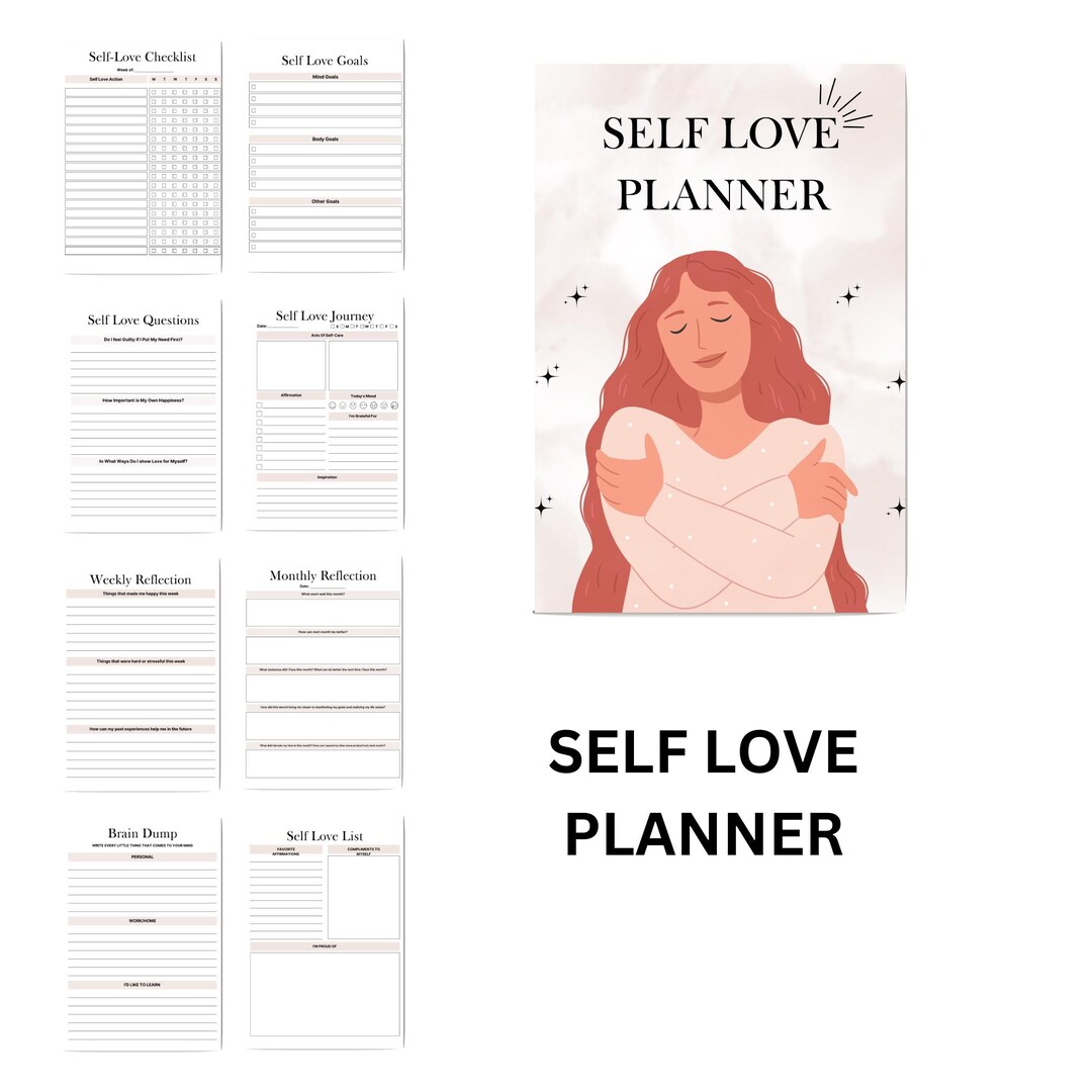 Self Love Printable, Digital Download, Self Love, Printable Planner ...