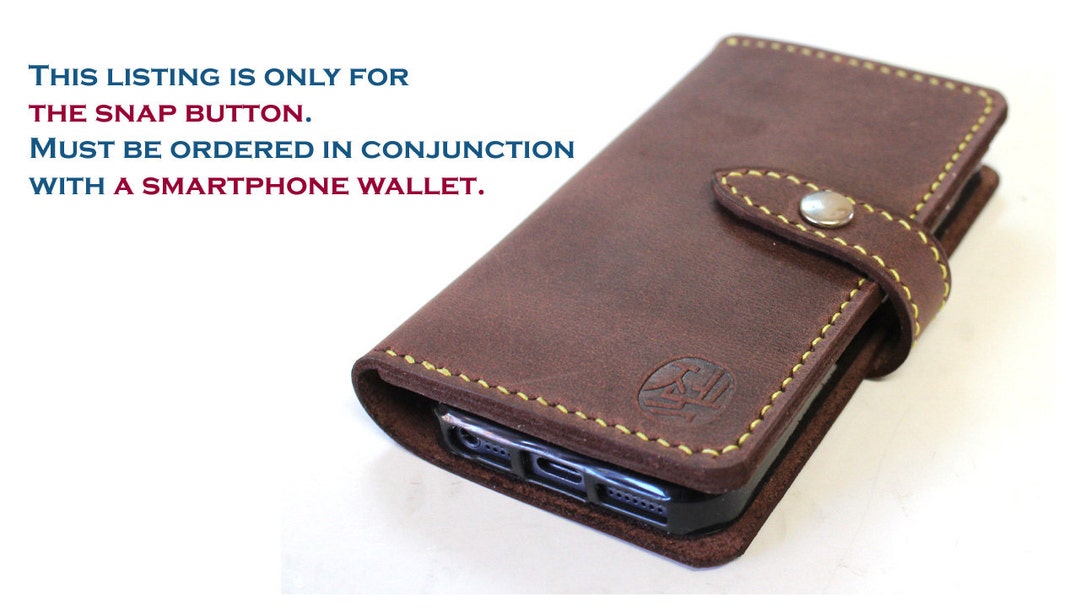 ADDING or SWITCHING to a SNAP Closure on Your New Smart Phone Wallet - Etsy