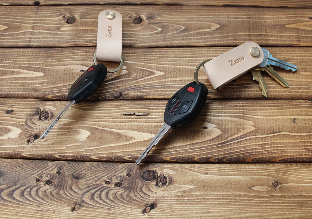 Personalized Leather KEY HOLDER, Key Folder, Key Chain, Great Gift ...