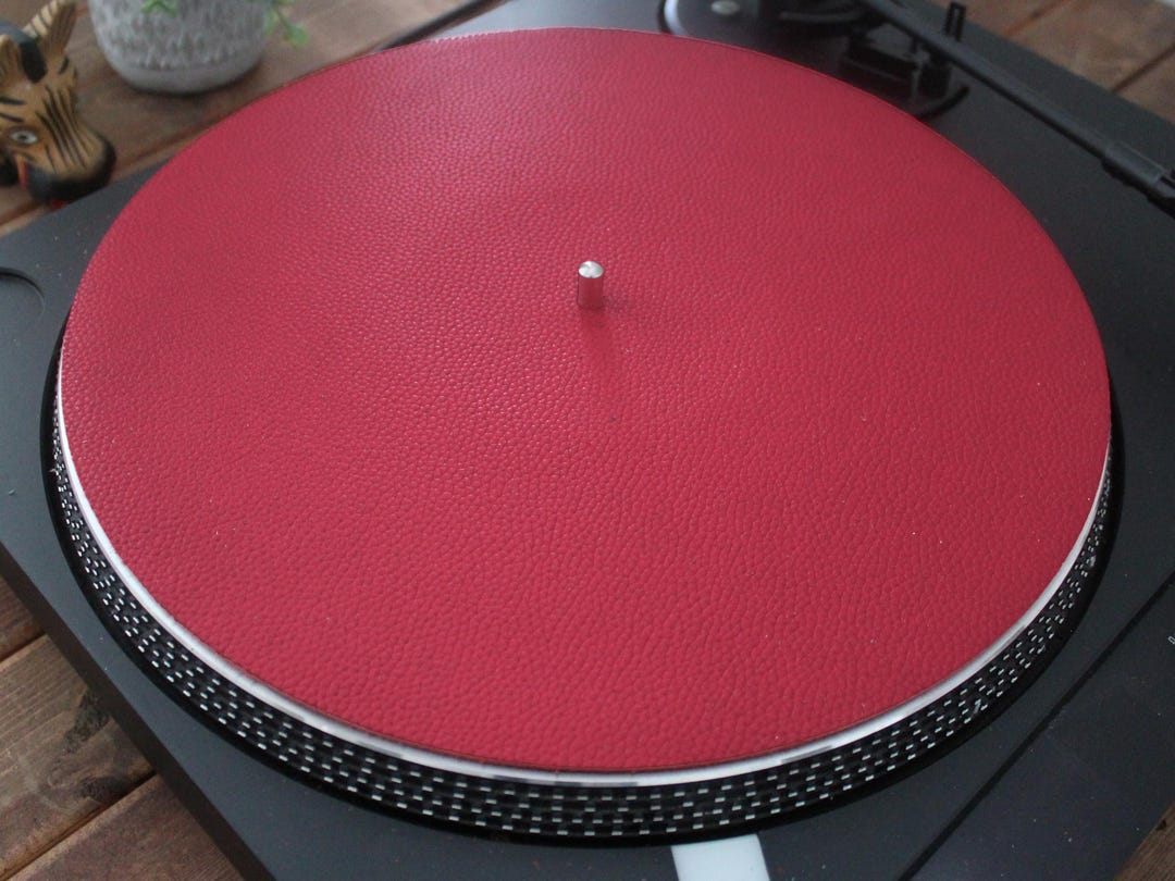 Full Grain Leather Turntable Platter Mat, Turntable Slip Mat, Record ...