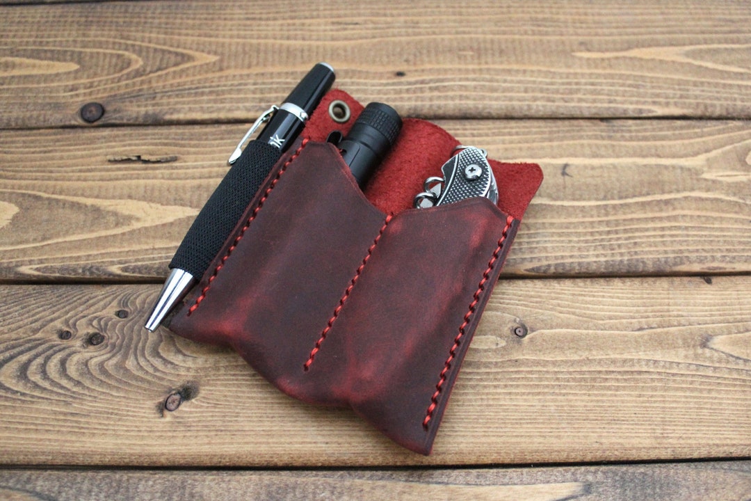 Minimalist EDC Caddy, Pocket Organizer With Pen Loop, Everyday Carry ...