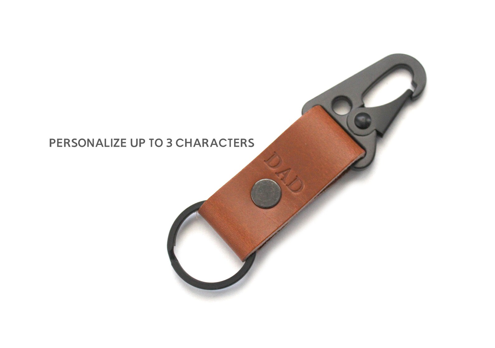 Personalized Spring Loaded Clip KEY CHAIN Attachable to a | Etsy