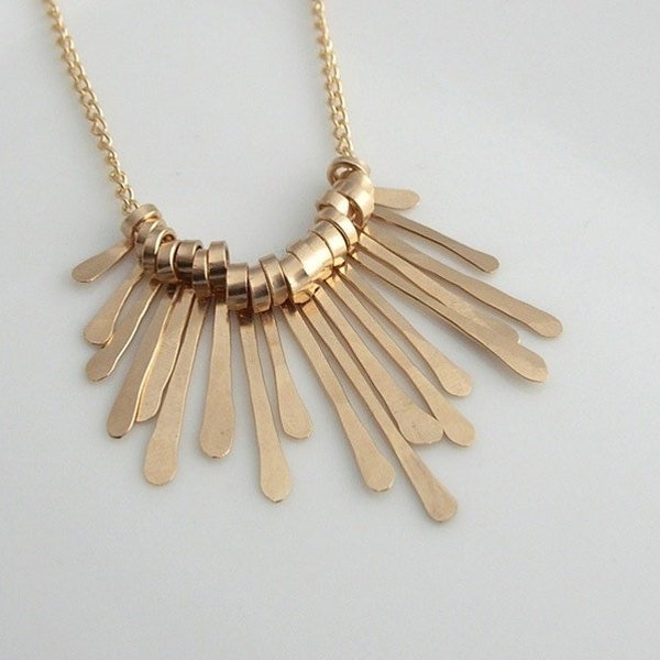 Fringe Necklace - Etsy