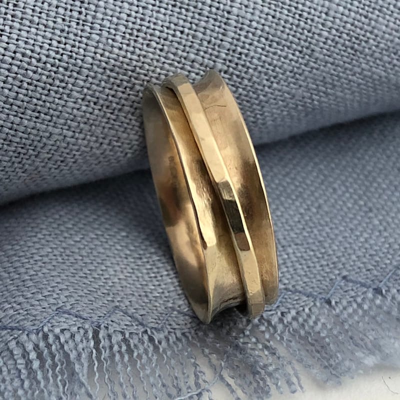 Gold Spinner Ring - Etsy