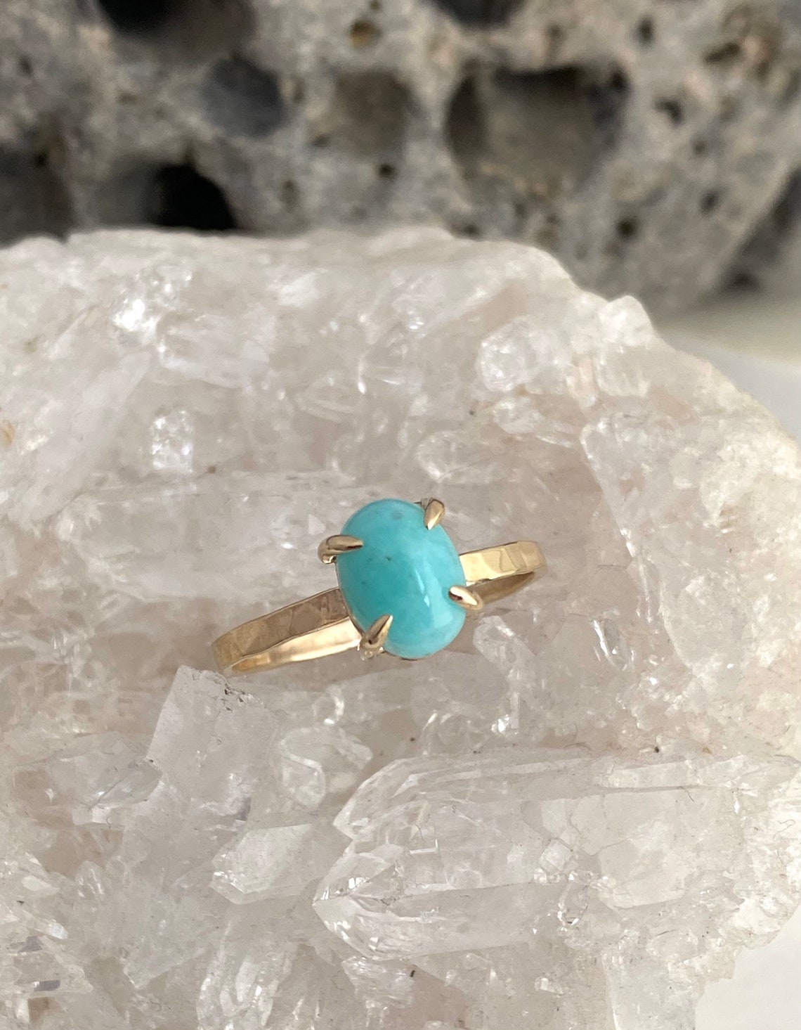 Amazonite Oval Ring Gold Ring Silver Ring Gold Band Ring | Etsy