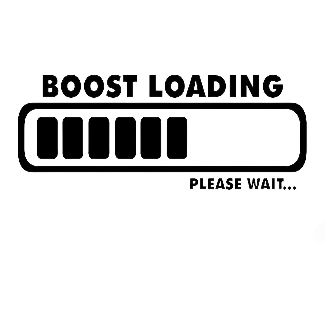 BOOST LOADING - Sticker - Etsy