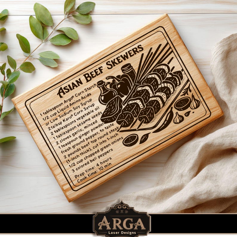 Laser Cut Kitchen Conversion Chart SVG File: Cutting Board Design ...