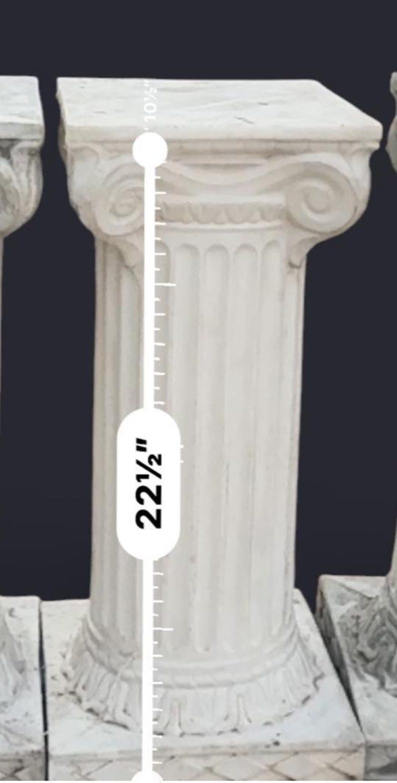 Thick-walled Faux-marble Pedestal Columns – (heavy-duty Event Quality ...