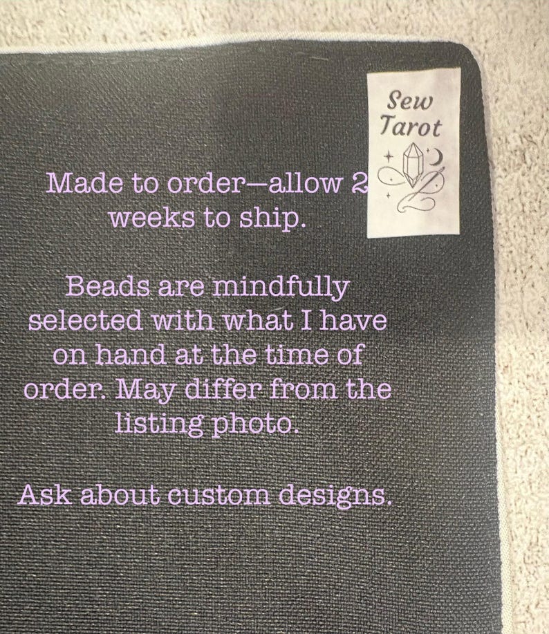 Wheel of the Year Tarot Deck Wrap – Handmade Wrap & Mat - Etsy