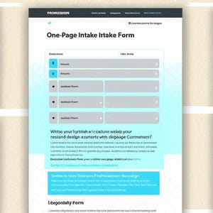 Customizable Client Intake Form PDF Professional & Editable Skincare ...