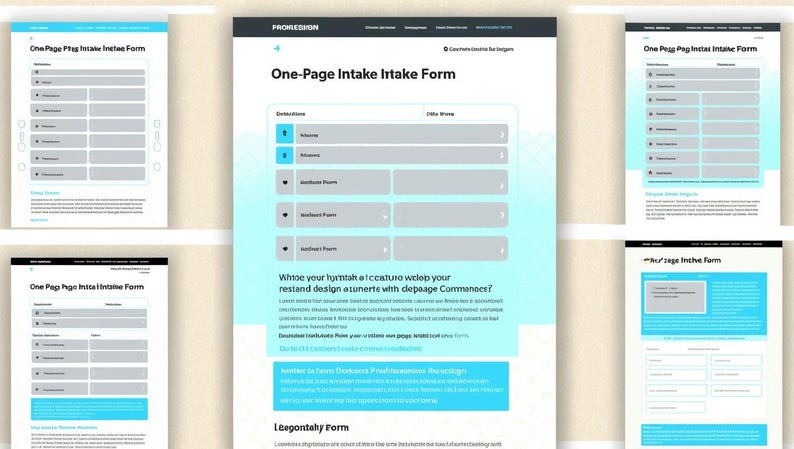 Customizable Client Intake Form PDF Professional & Editable Skincare ...