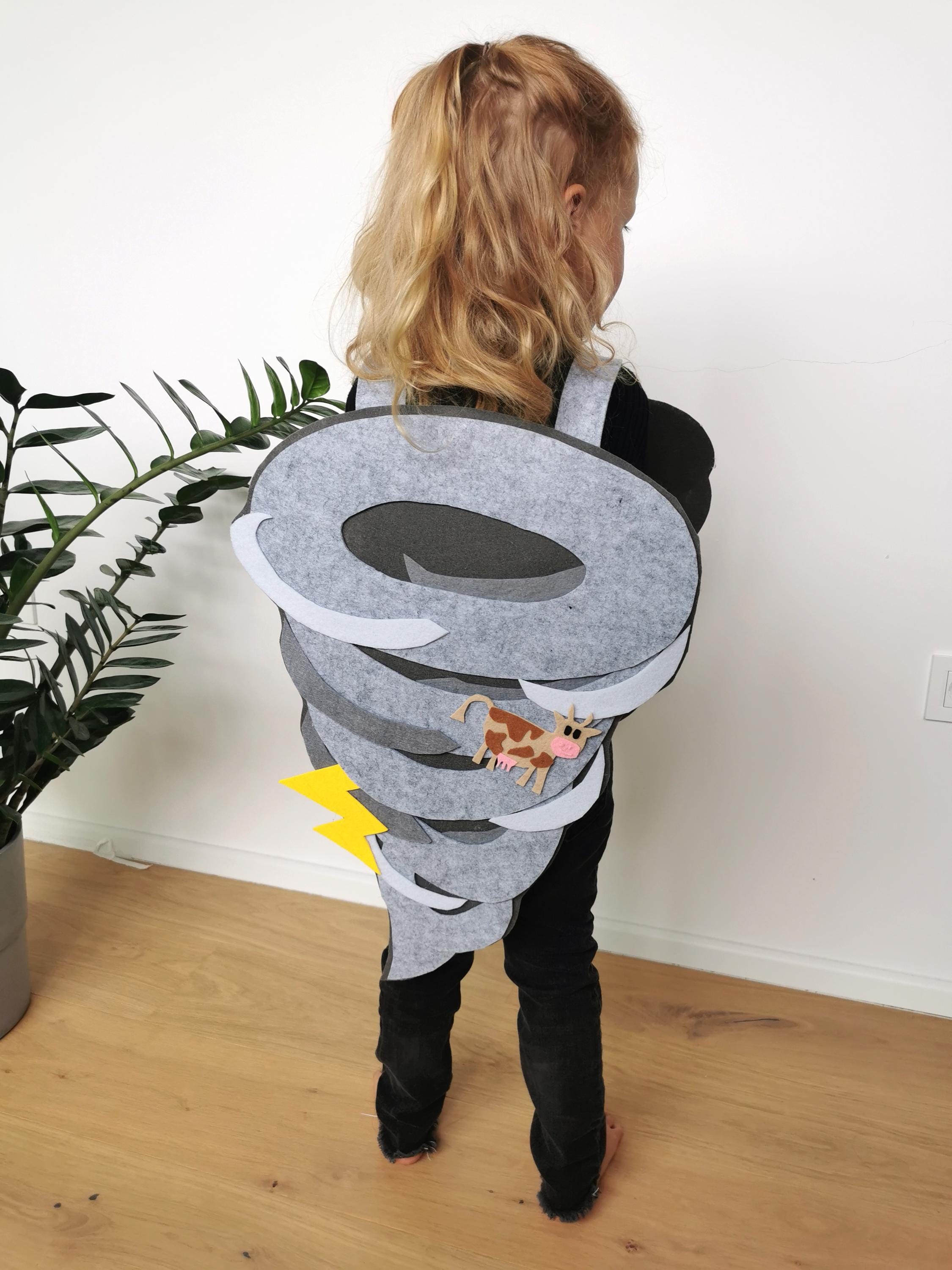 Handmade Felt Tornado Costume: Kids & Adults Dress-up - Etsy