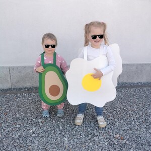 SAMPLE SALE SET Family Handmade Felt Breakfast Costumes / Group Costume ...