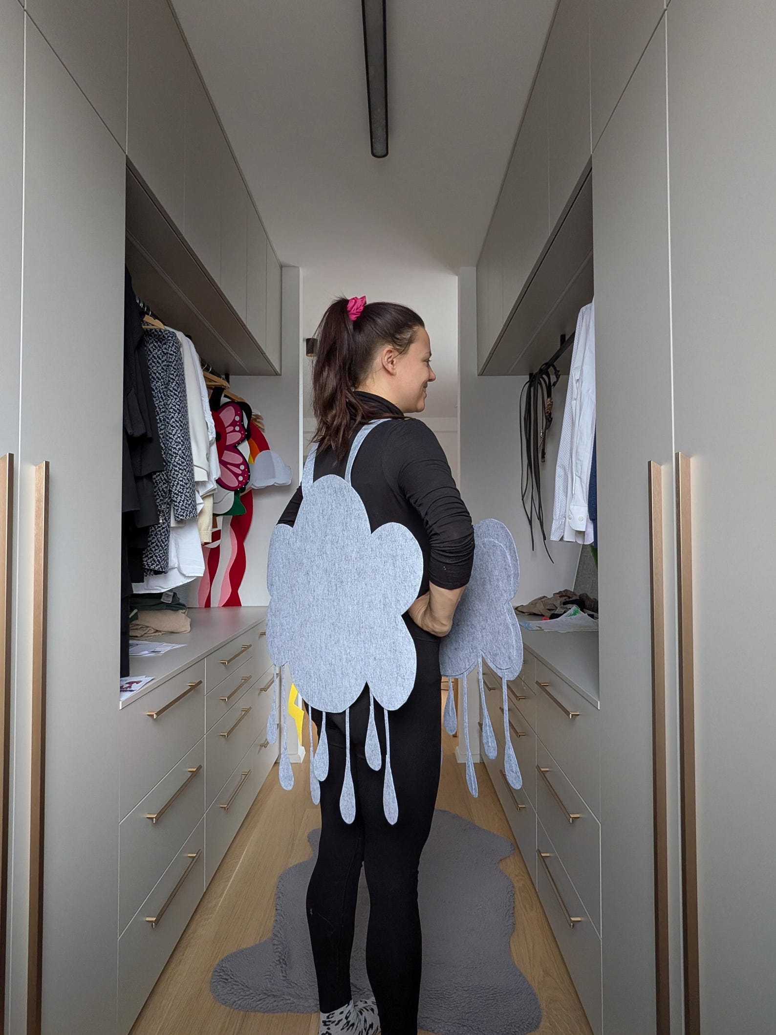 Felt Cloud & Rain Costume: Handmade Kids/adult Dress Up - Etsy
