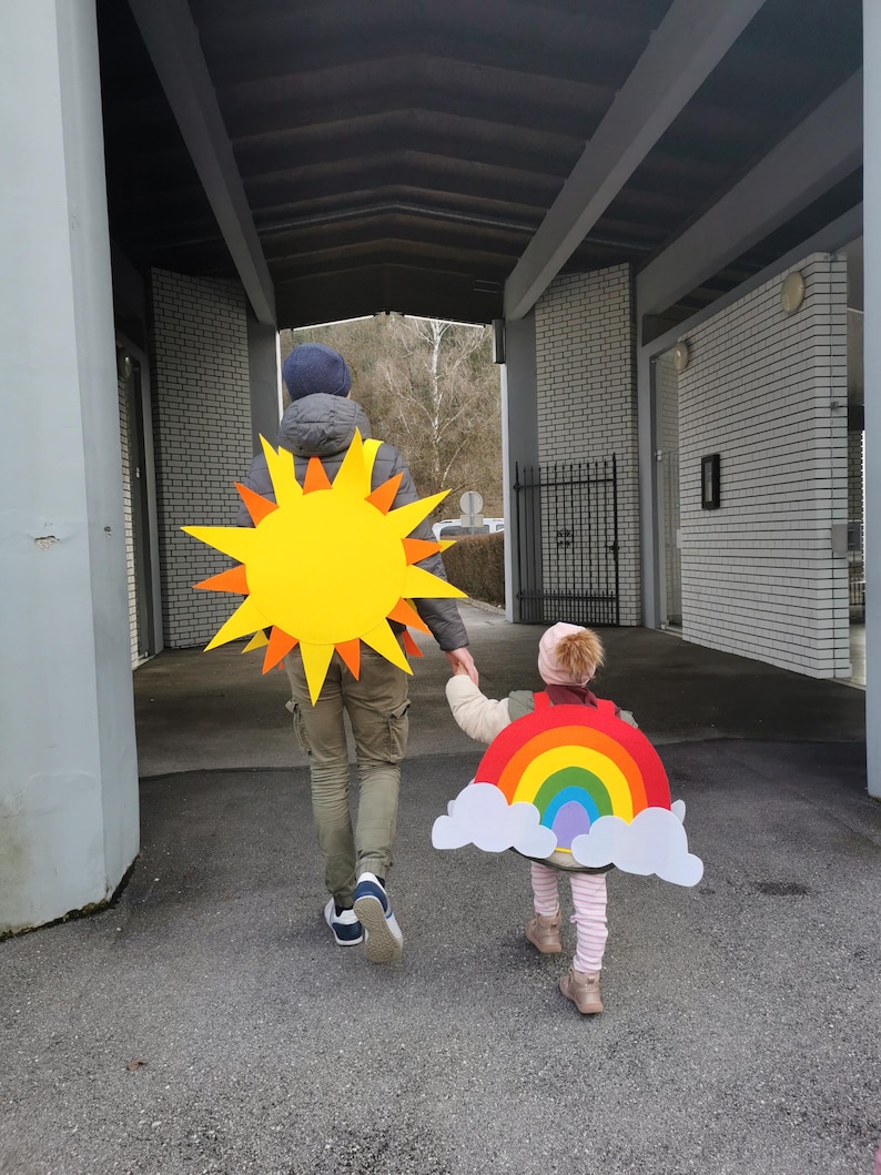 Rainbow Felt Costume for Kids or Adults | Handmade Dress up | Soft Felt ...