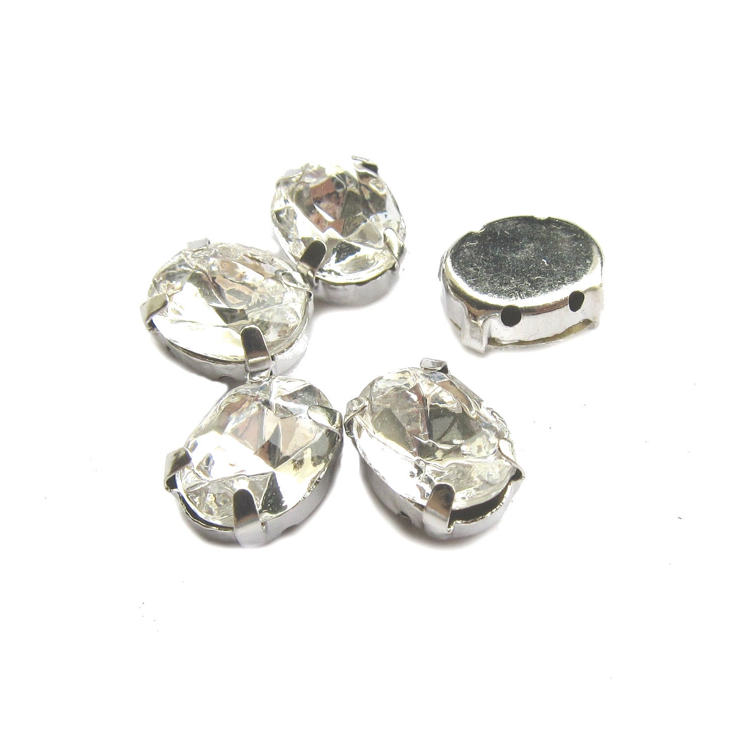 40 Rose Montees Oval 10mm X 8mm Rhinestone Beads for Wedding - Etsy