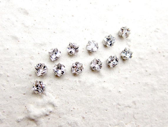 100 Rose Montees Square 3mm X 3mm Rhinestone Beads for Wedding | Etsy