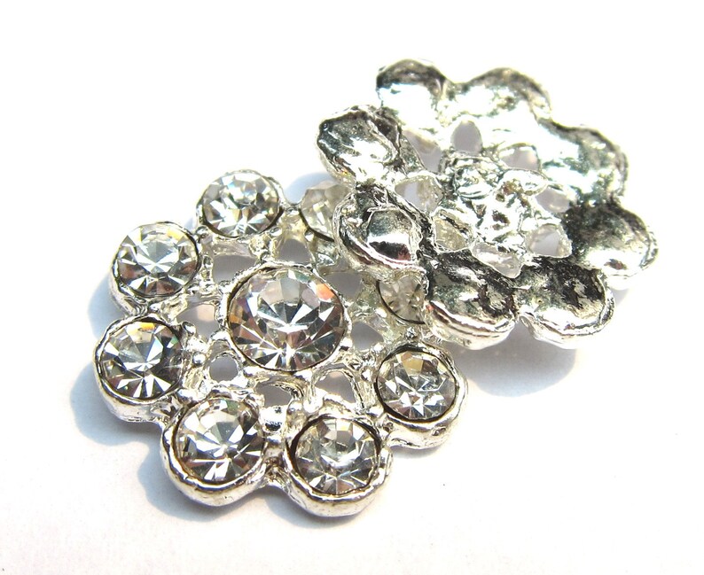 20 botones de cristal de Rhinestone para la decoración de la - Etsy España