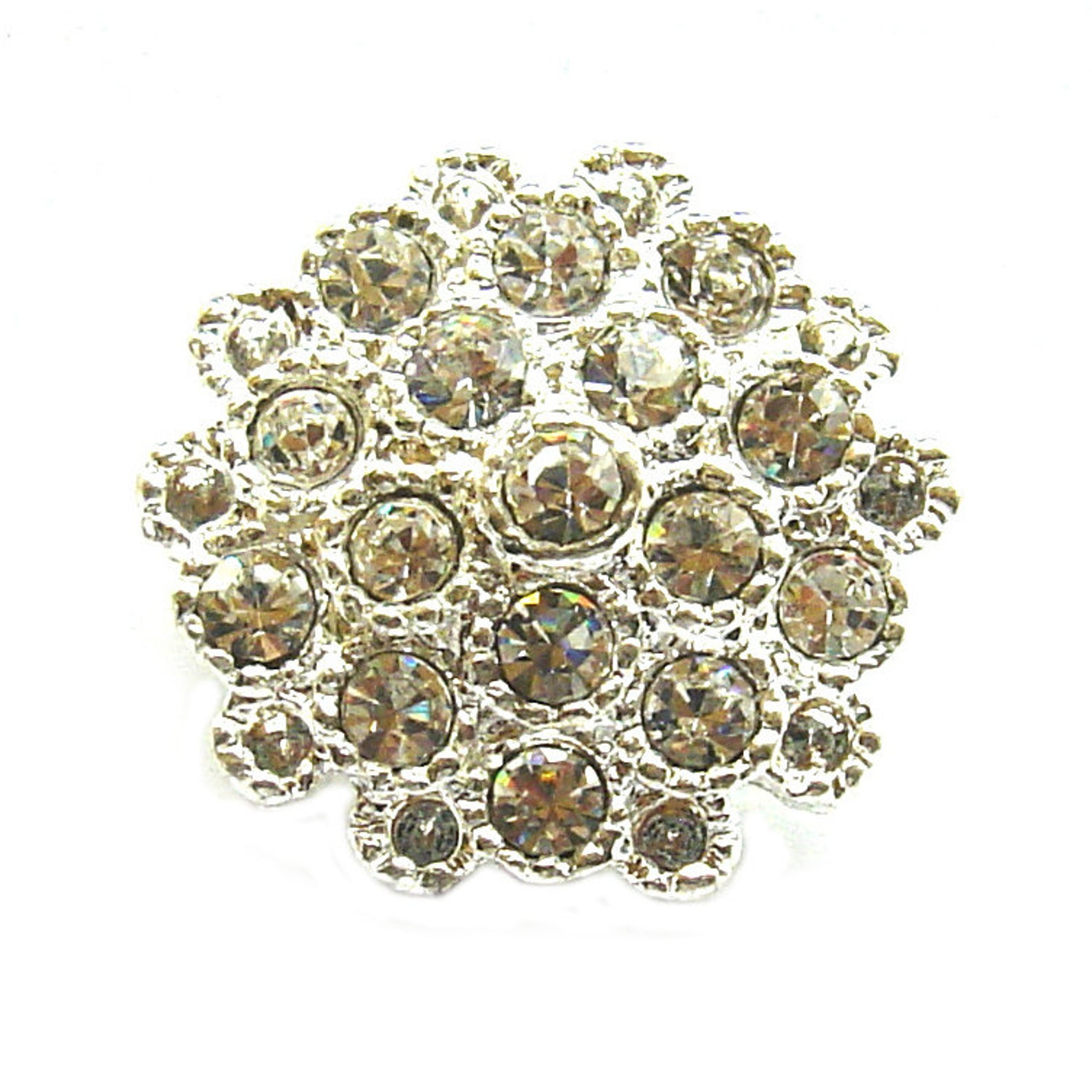 20 Crystal Rhinestone Buttons for Wedding Decoration - Etsy