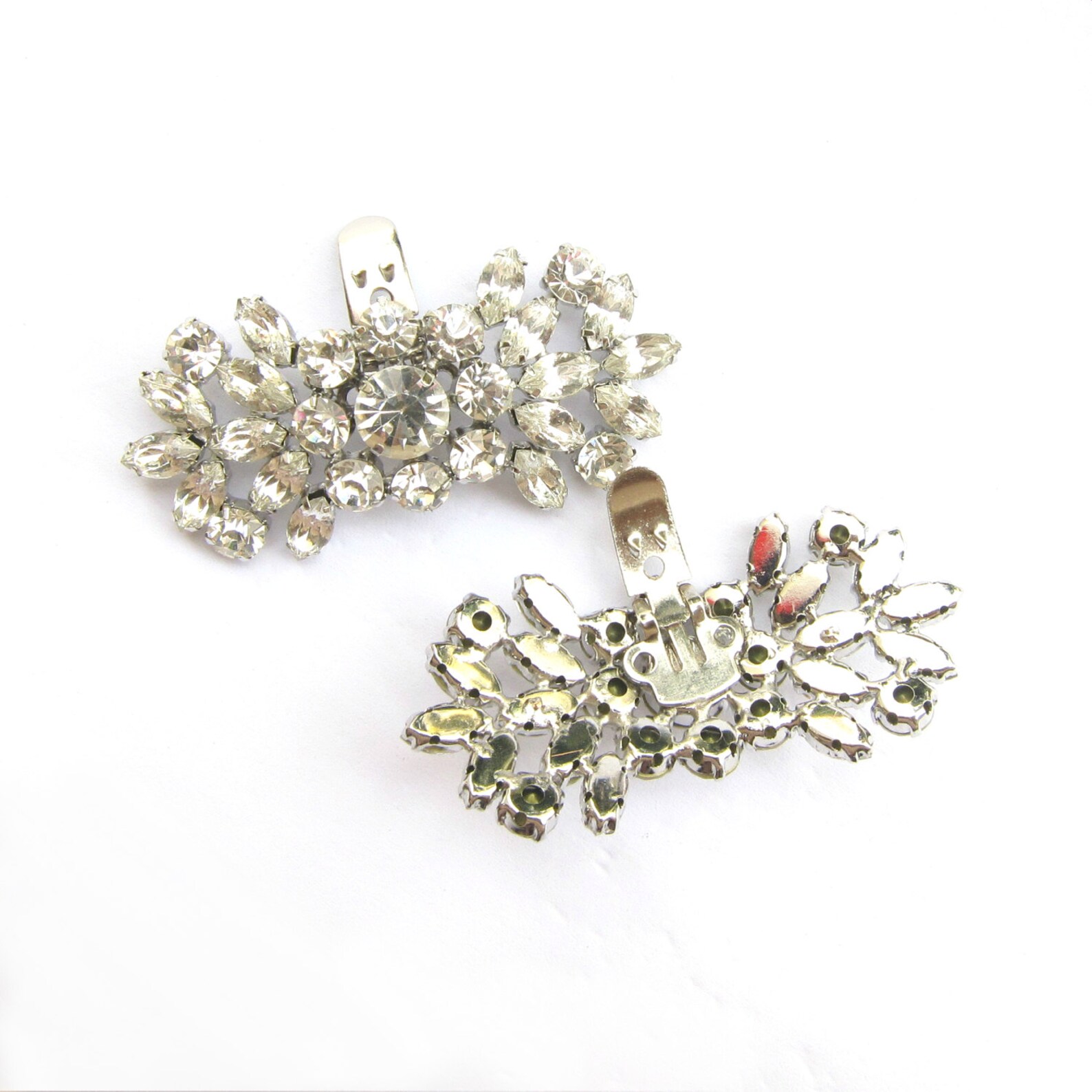 2pcs Crystal Rhinestone Shoe Clips for Cake Topper, Invitation Card ...