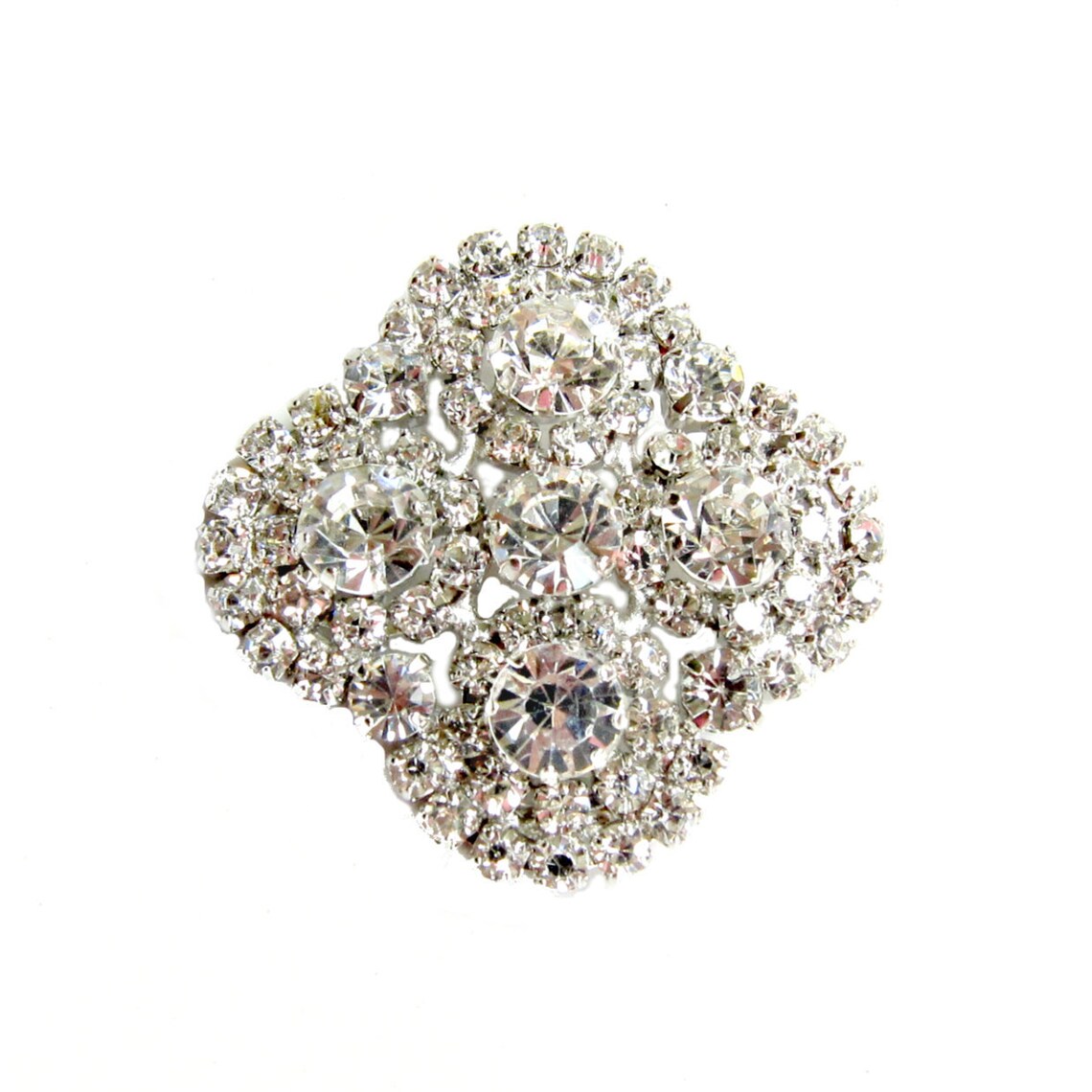 6 Sparkling Crystal Rhinestone Buttons for Wedding Decoration - Etsy