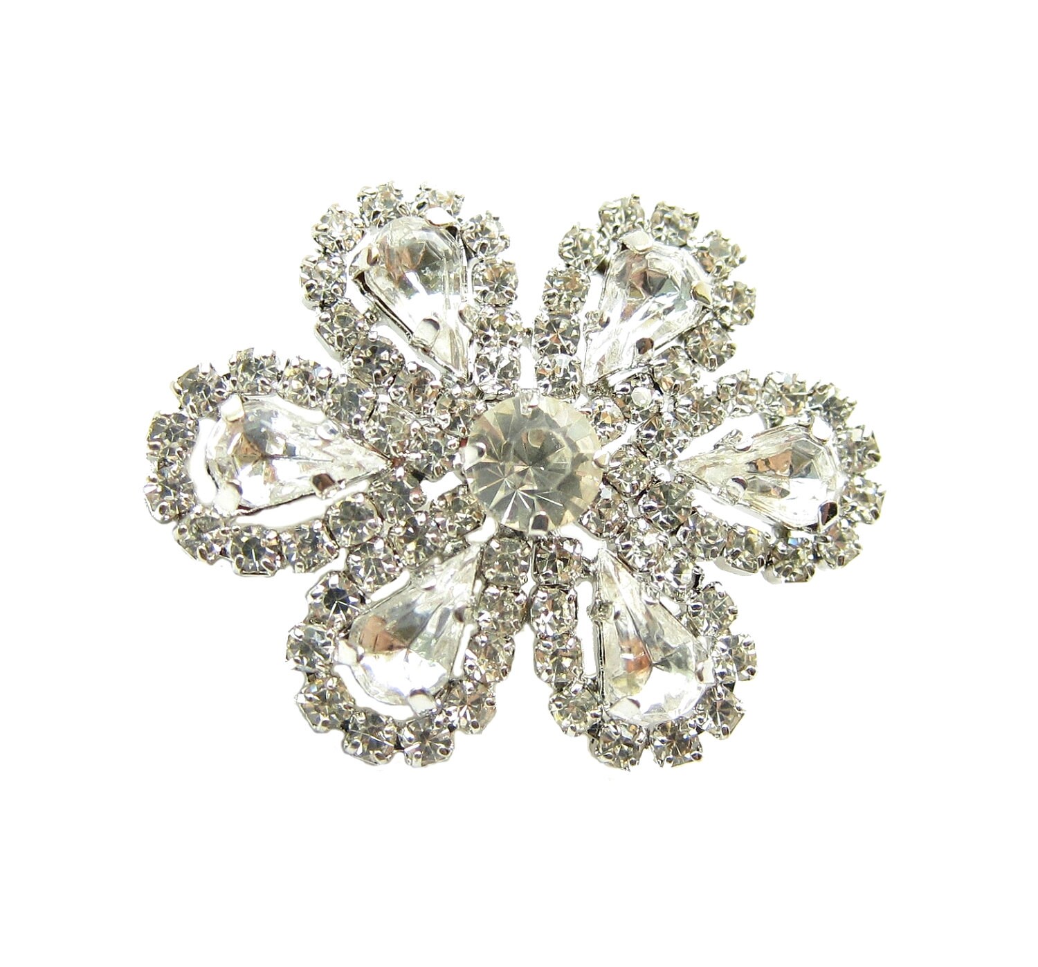 2pc cristal Rhinestone botones para la decoración de la boda, tarjeta ...