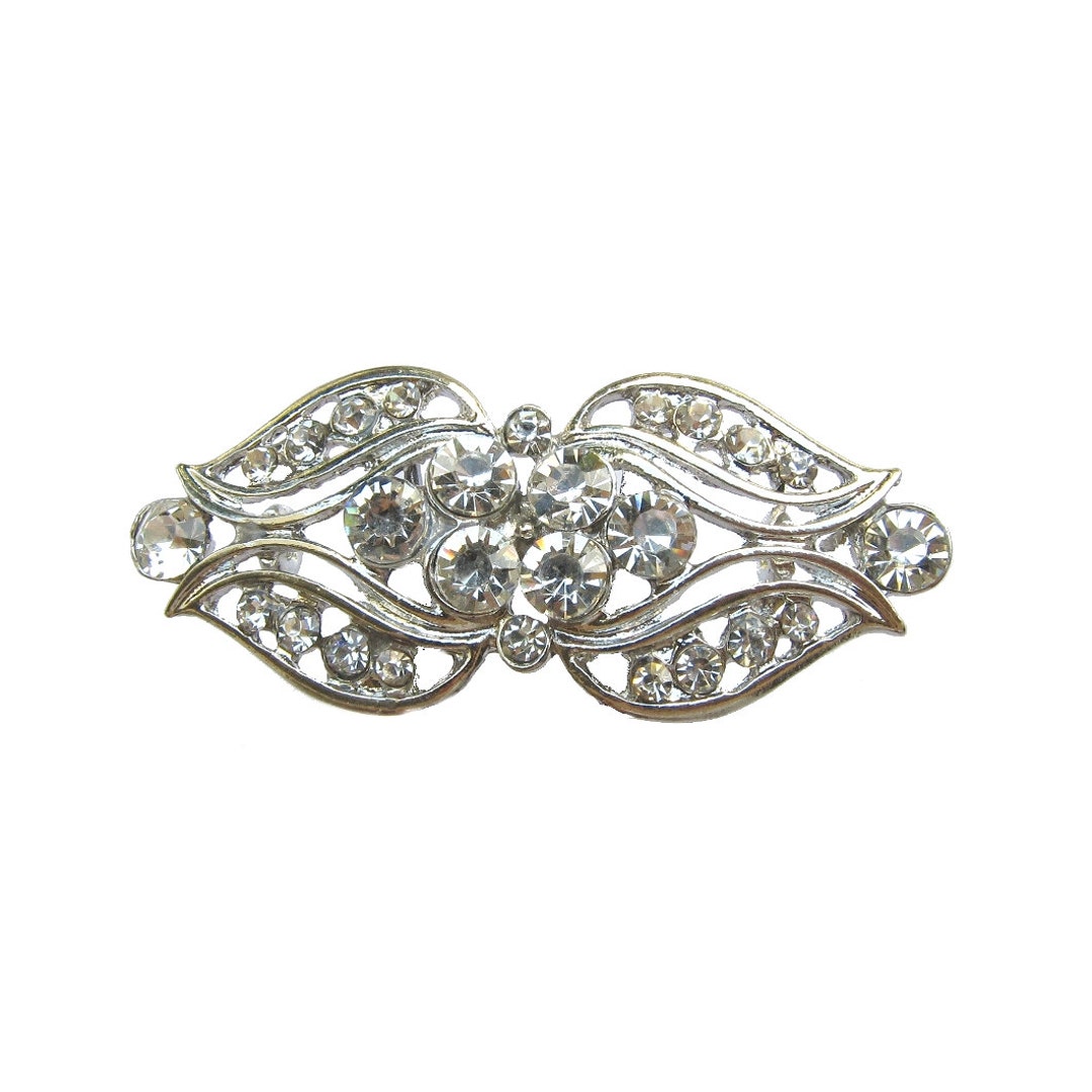 5pc Crystal Rhinestone Connectors for Wedding Hair Accessories Bridal ...