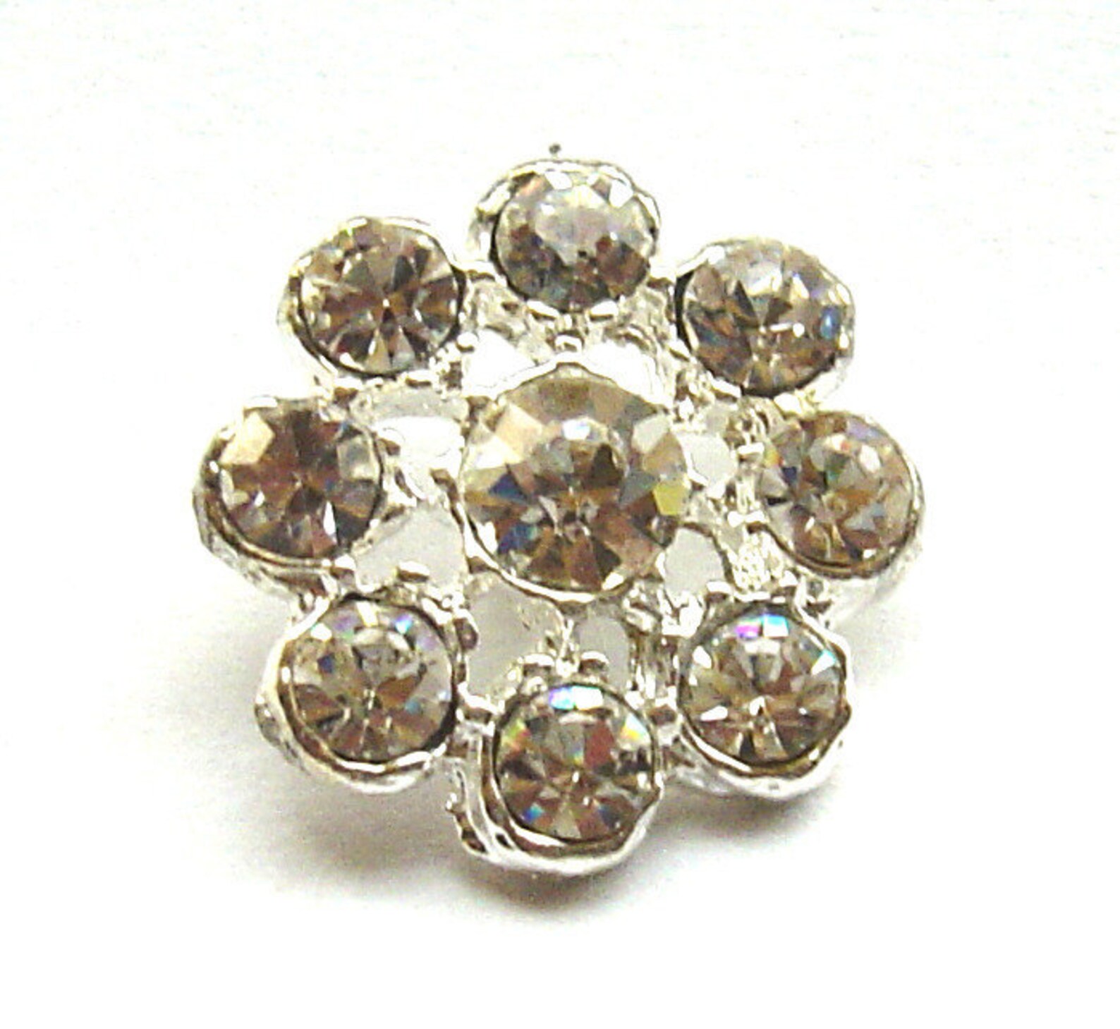 20 Crystal Rhinestone Buttons for Wedding Decoration - Etsy