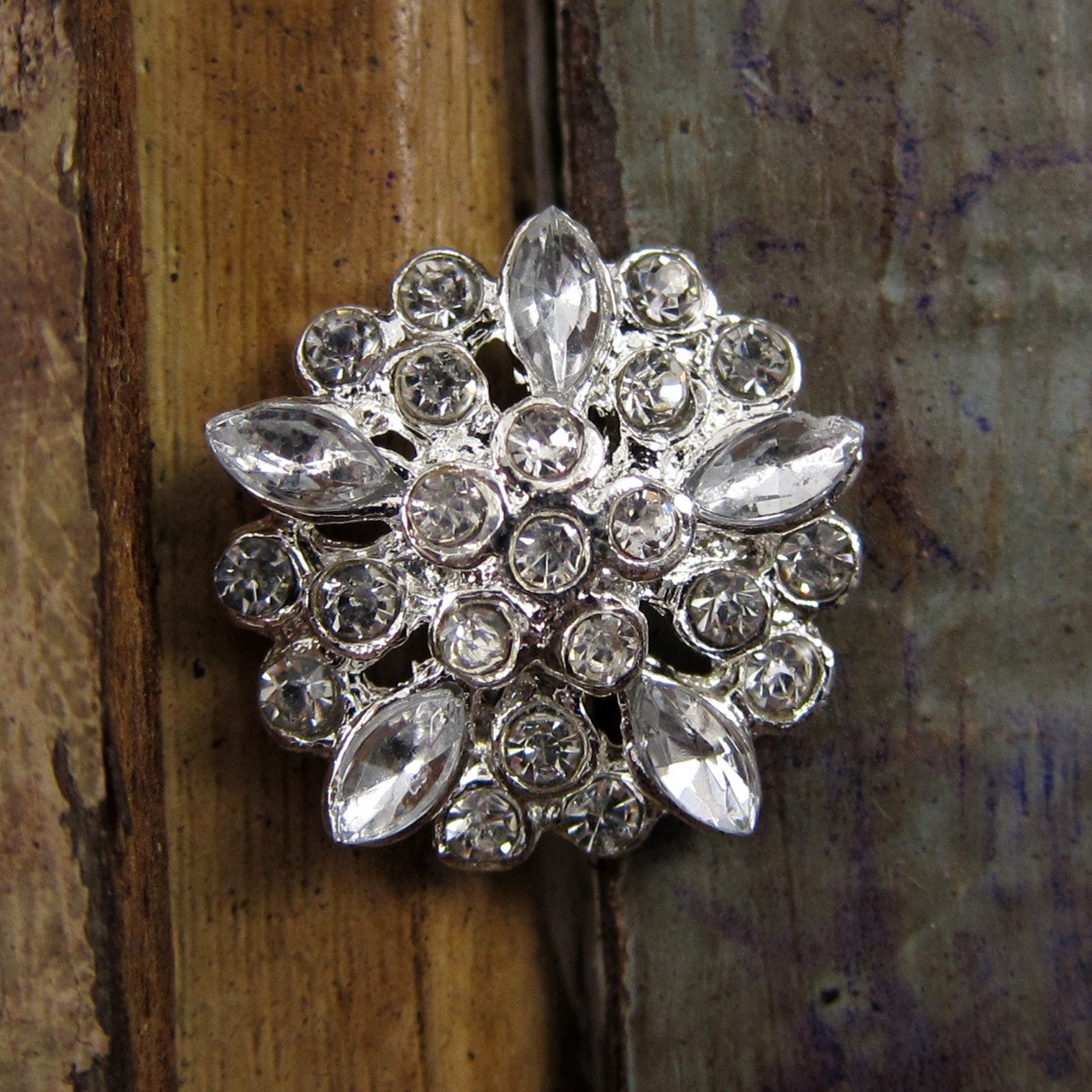 20 Vintage Inspired Rhinestone Buttons for Wedding Invitation - Etsy