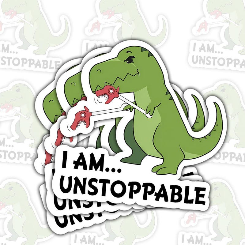 T Rex Sticker - Etsy