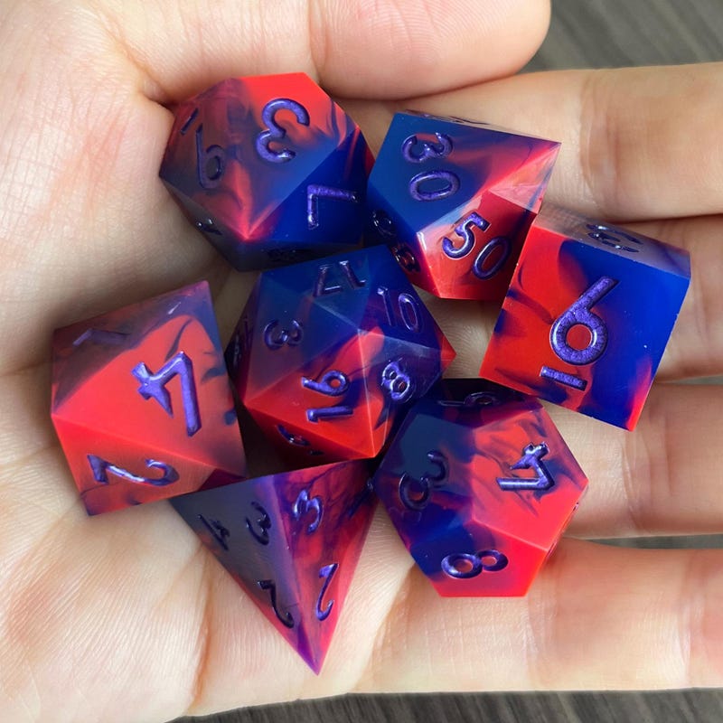 Neon Dice - Etsy