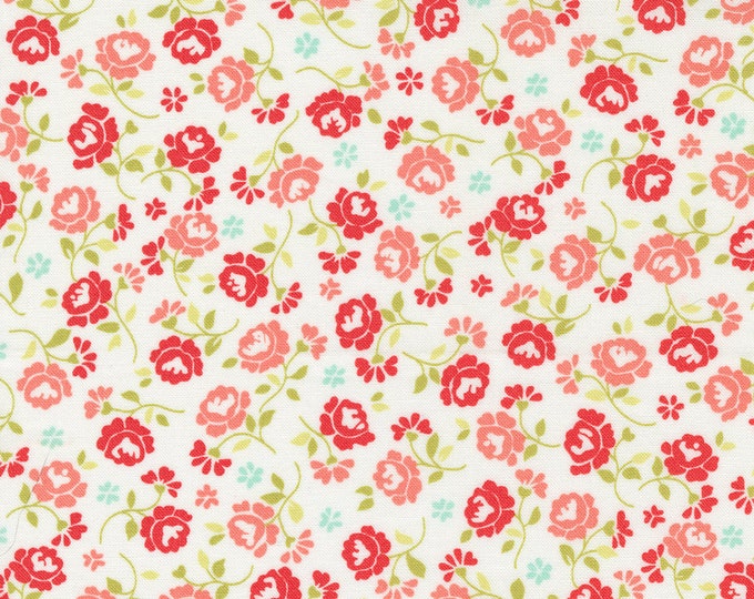 Fresh Fig Favorites Fabric by Fig Tree Quilts and Moda Creamy White and ...