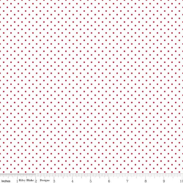 Red Dot Fabric - Etsy