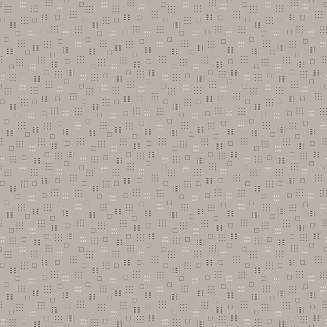 Autumn Fabric by Lori Holt for Riley Blake - Gray Squares Fabric by the ...