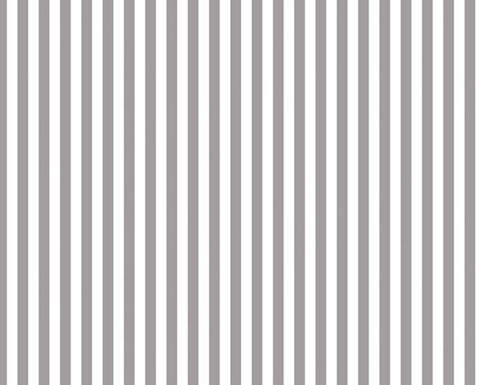 Gray Stripe Fabric Riley Blake Stripes 1/4 Gray and White Stripe Fabric ...