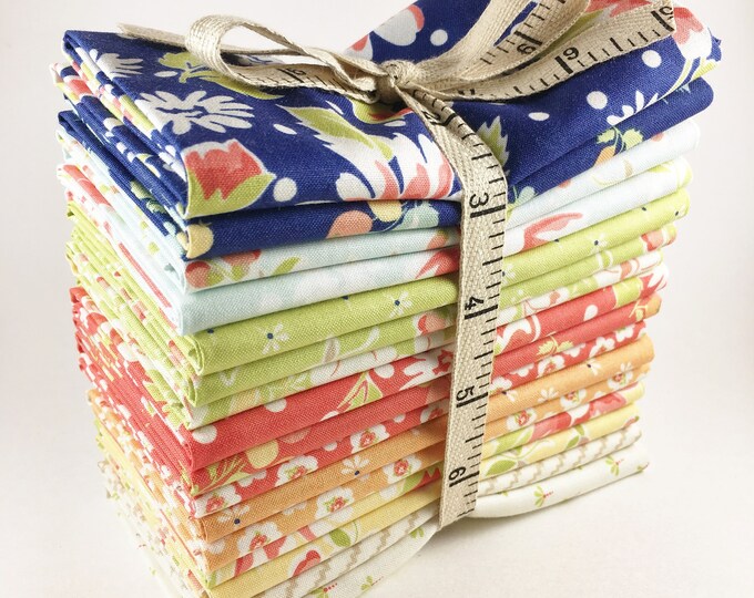 Fig Tree Fabric Bundle - Coney Island Fabric by Fig Tree Quilts - Fat ...