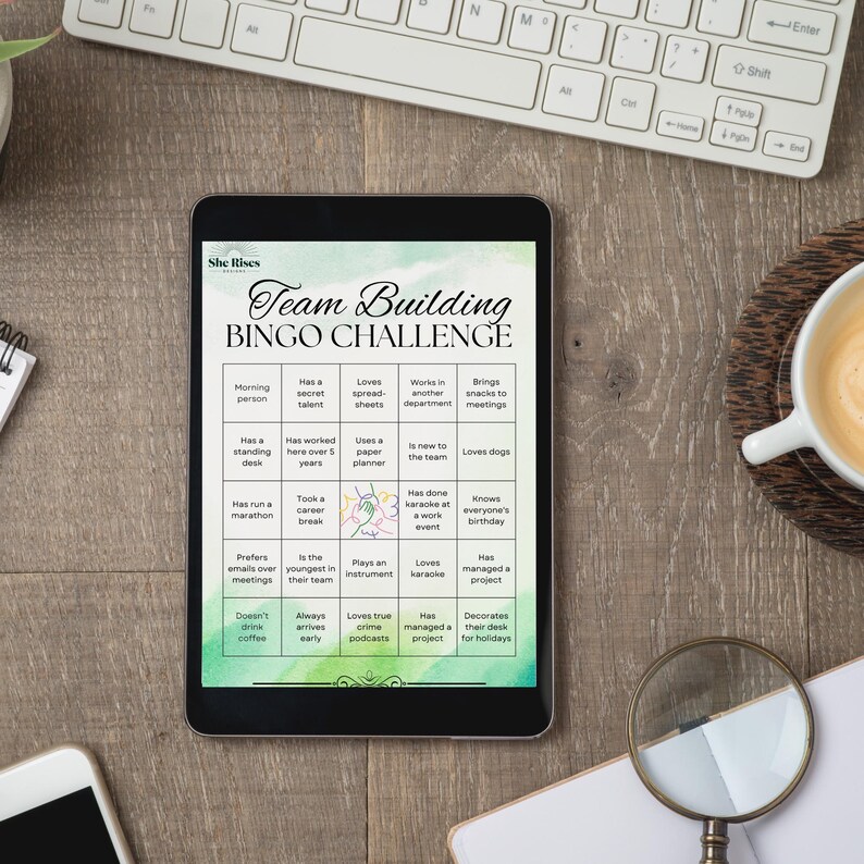 Team Building Bingo: Printable Office Icebreaker Game (PDF File) - Etsy ...