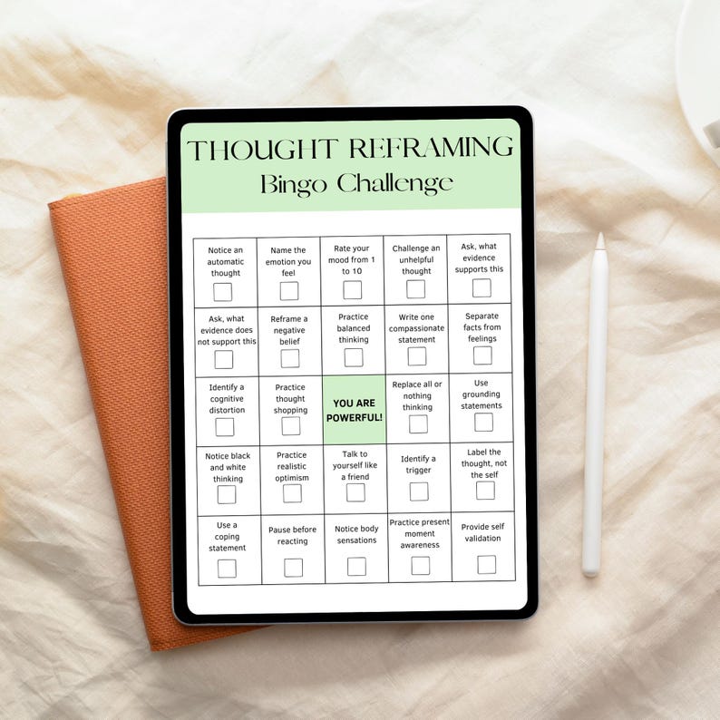 Mental Wellness Bingo Bundle Printable | Neurodivergent Support ...