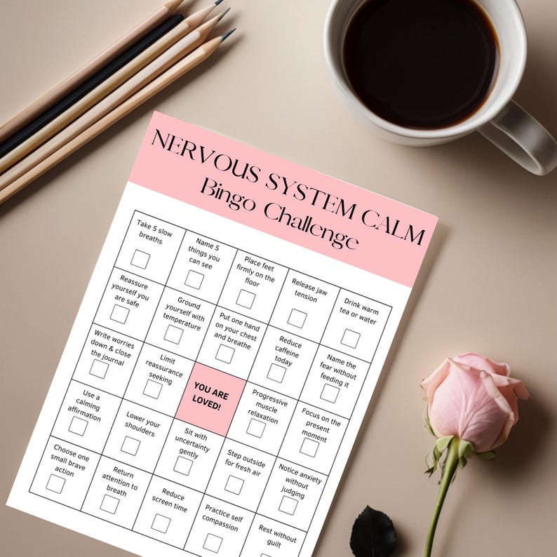 Mental Wellness Bingo Bundle Printable | Neurodivergent Support ...