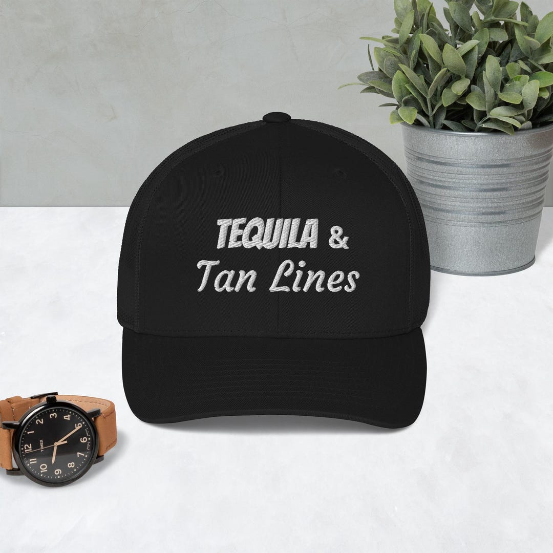 Notorious Tee Tequila Snob Tan Lines Trucker Cap - Etsy