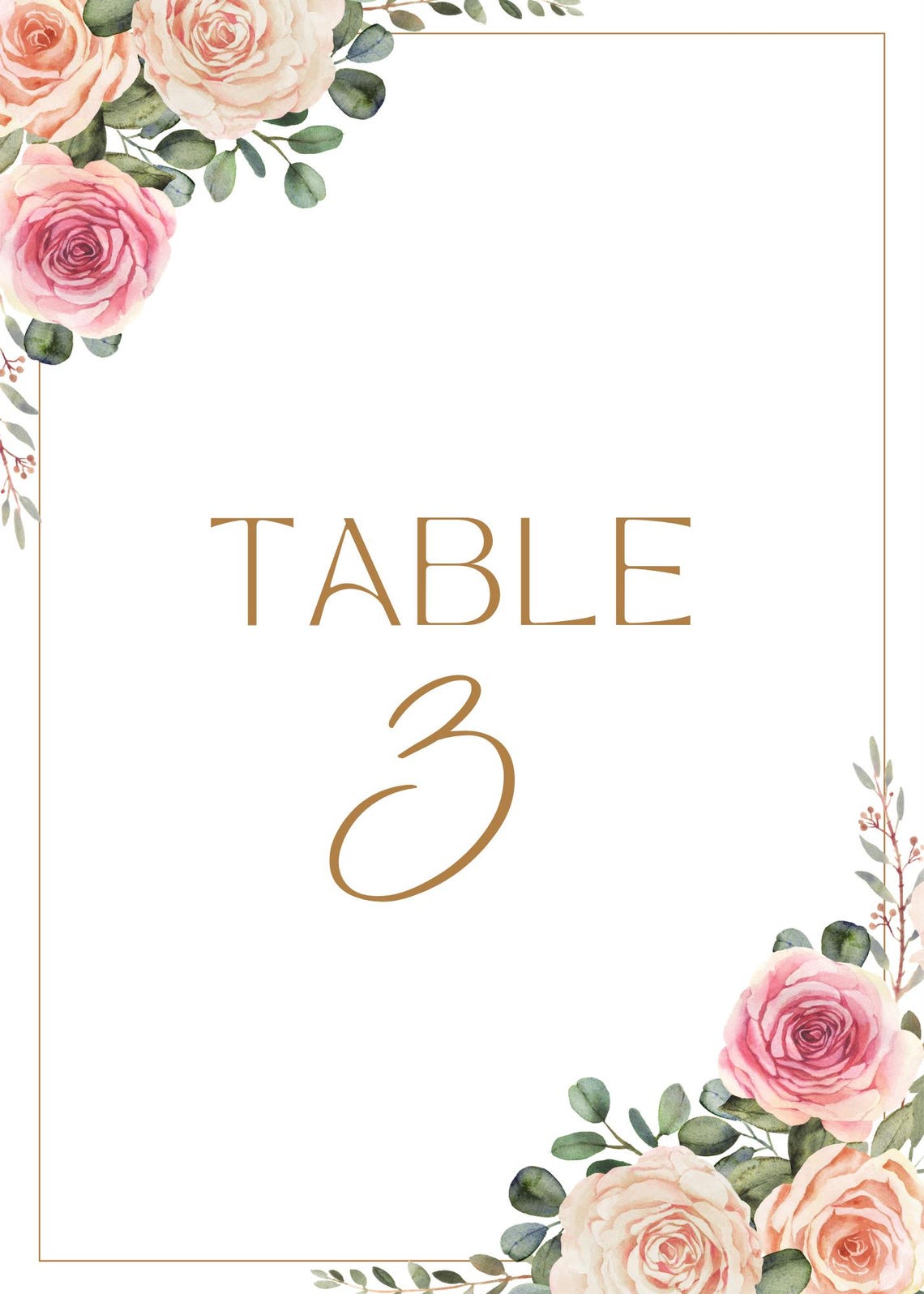 Editable Wedding Menu Template | Printable Floral Wedding Reception ...