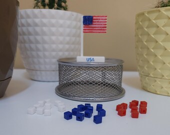 STL File to 3D Print the American Flag. With and Without a Border for ...