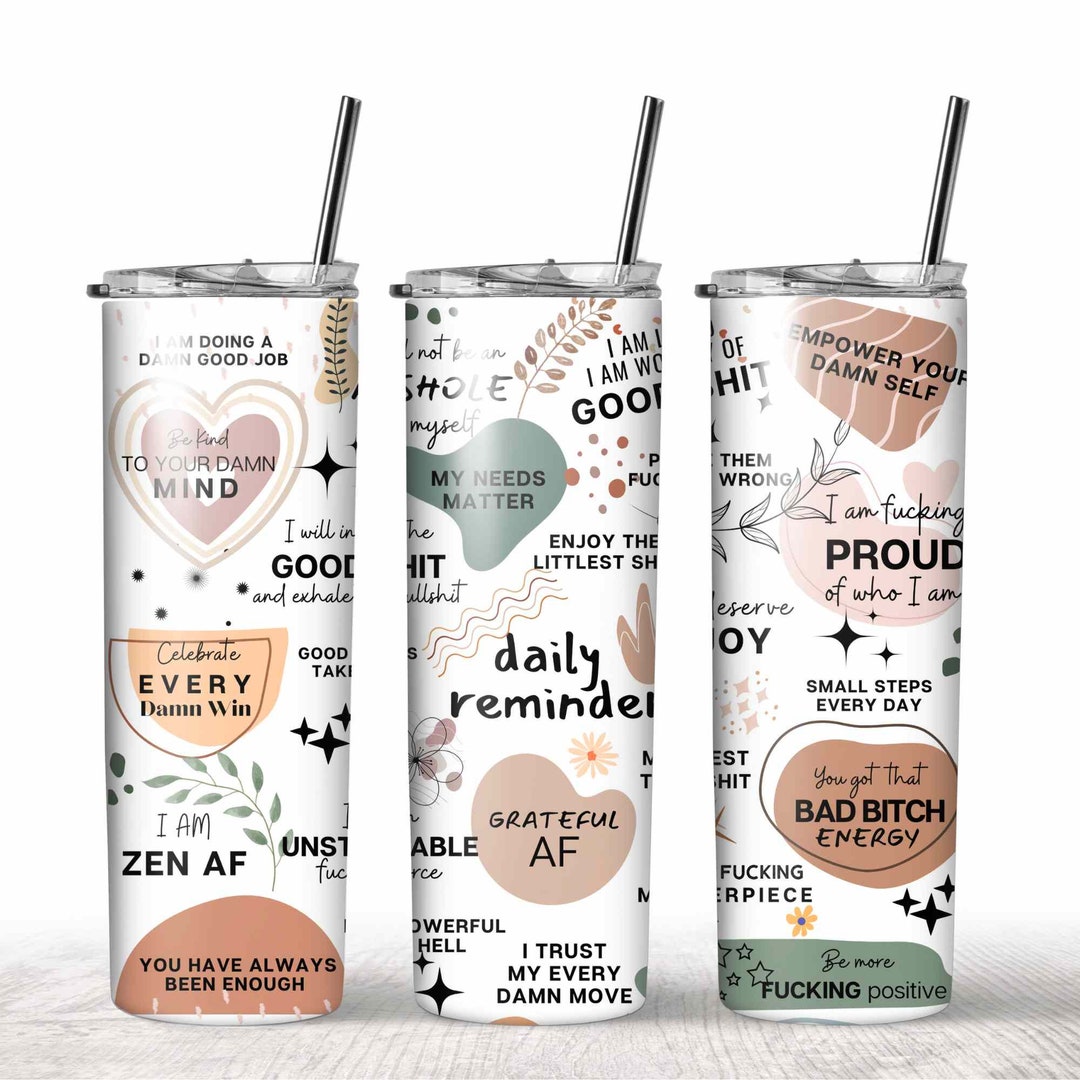 Snarky Vulgar Daily Reminders Zen AF Bad Btch Energy Positive - Etsy