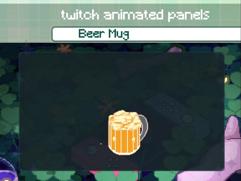 Animated Beer Mug Alert, Pixel Art Streamer Twitch, Discord, Youtube ...