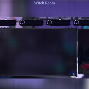Witch Room Animated Stream Overlay, Black Crow Theme (full Package) - Etsy