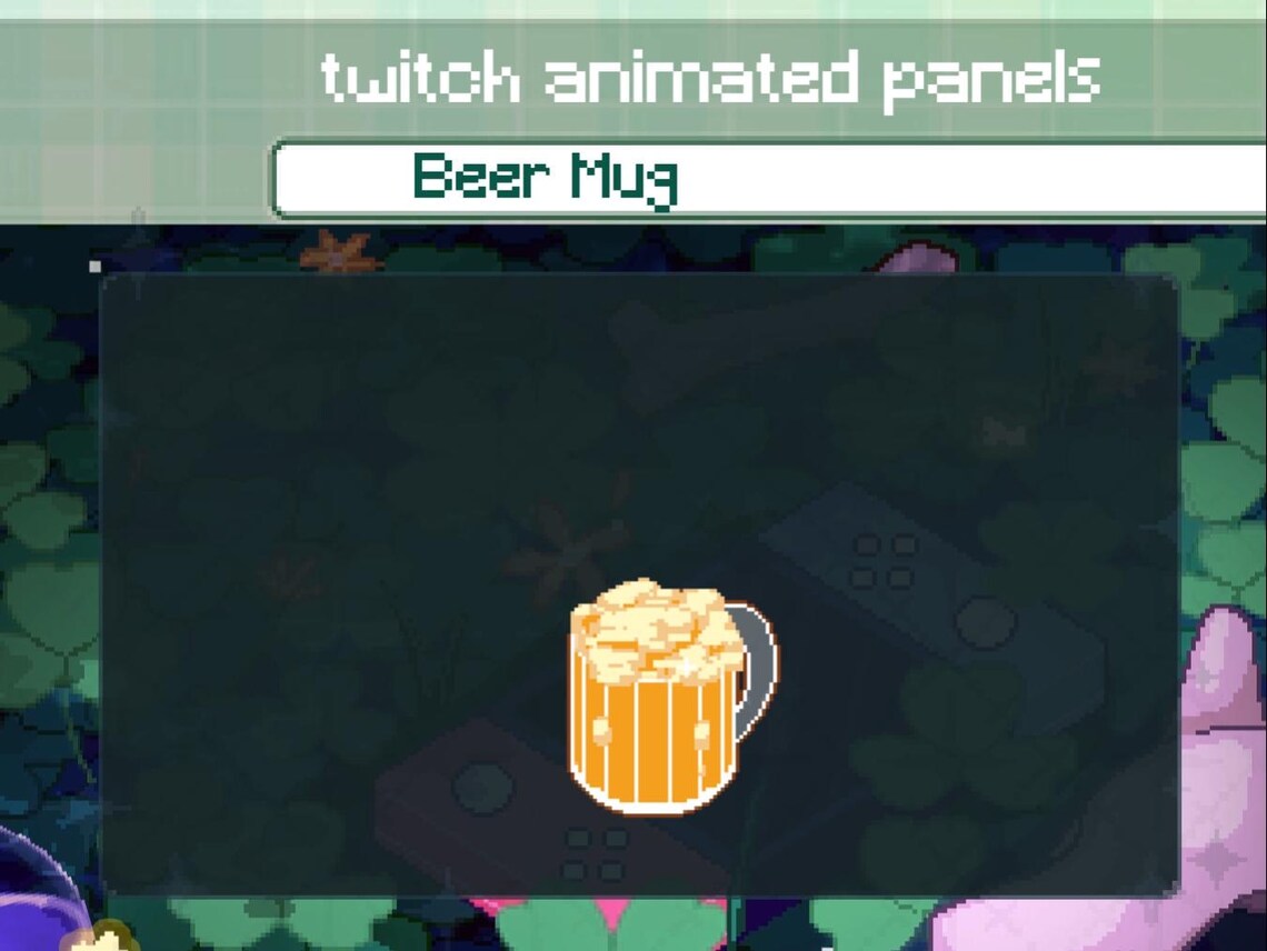 Animated Beer Mug Alert, Pixel Art Streamer Twitch, Discord, Youtube ...