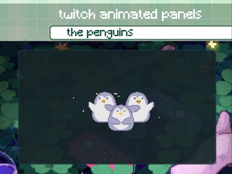 Cute Penguin Pixel Art Animated Stream Alerts, Anim Adorable Animal ...
