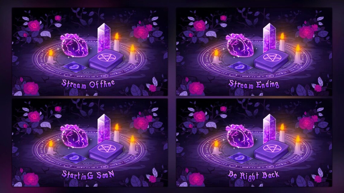 Animated Devil Halloween Stream Screens (MP4, ZIP) - Etsy