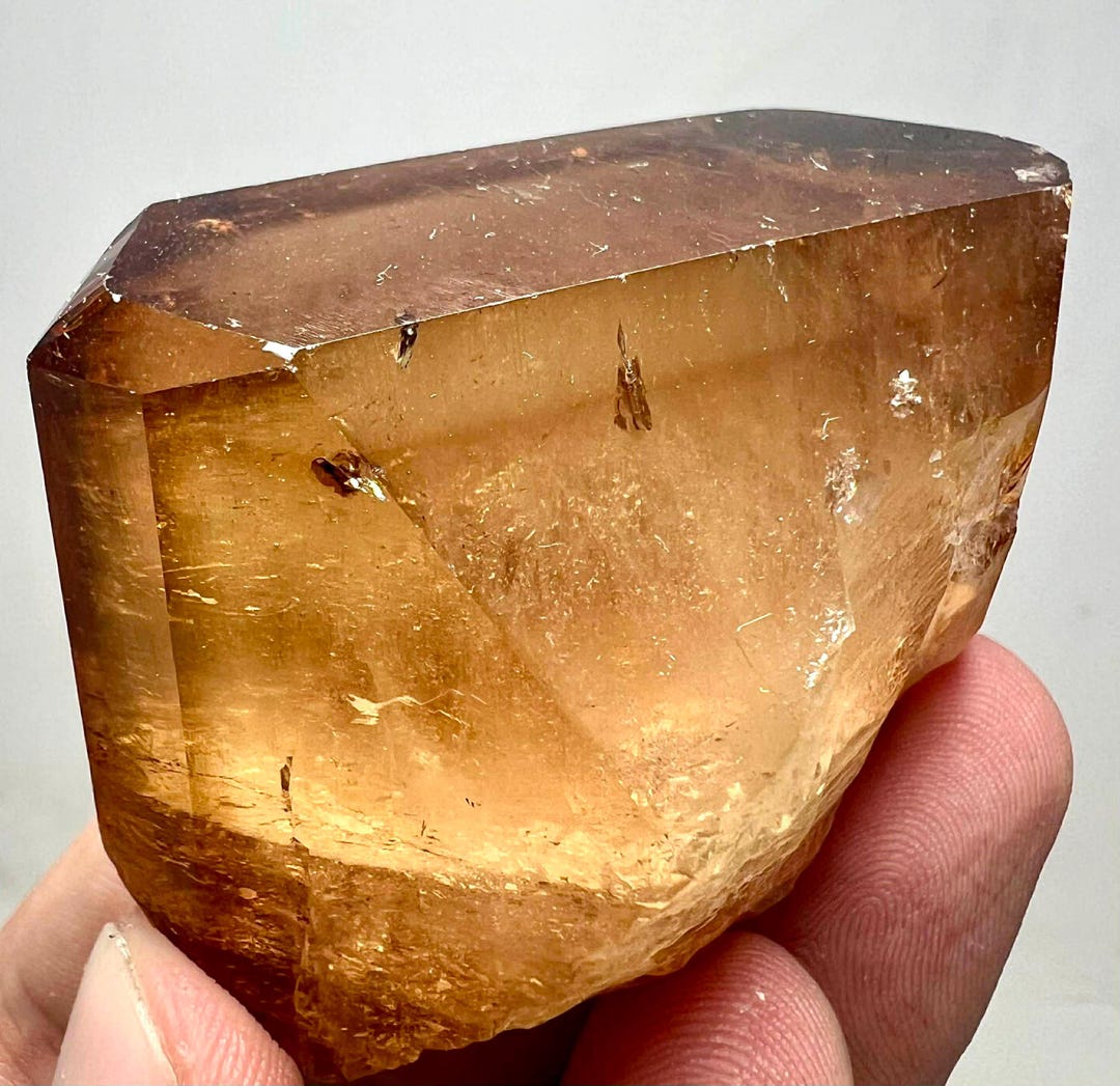 Honey Color Topaz Huge Crystal, From Skardu, 151 Gram - Etsy