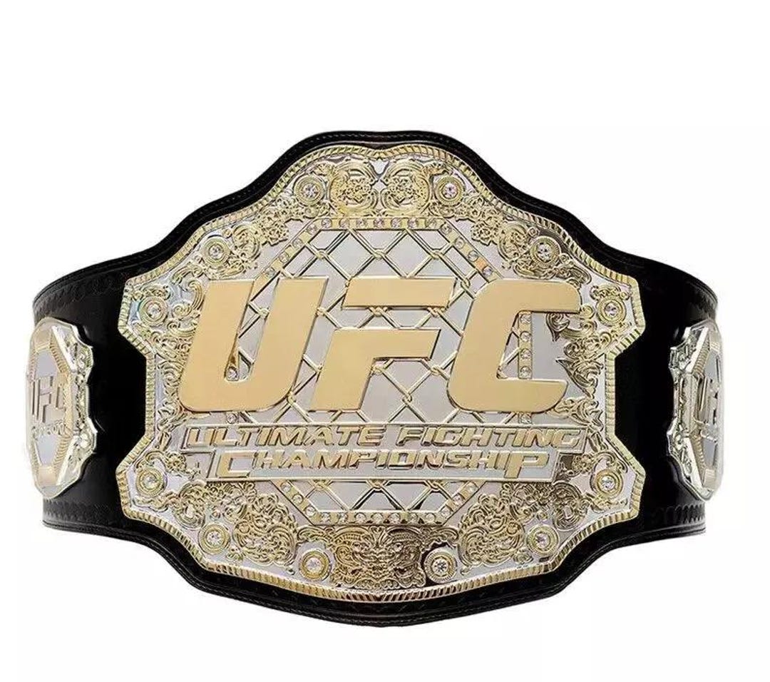 UFC Wrestling Championship Replica Title Belt | 2mm\4mm Thick Brass ...